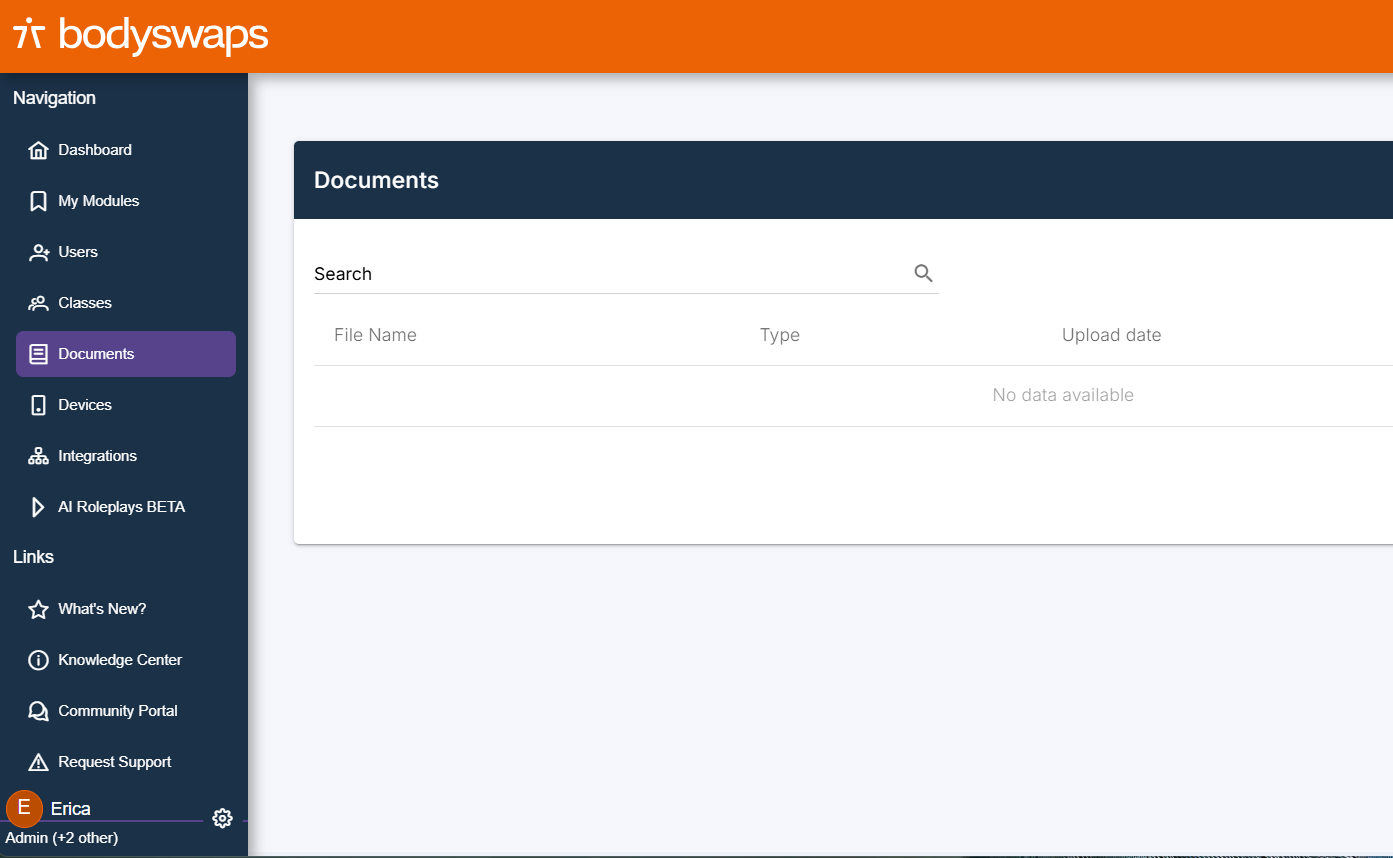 Documents Tab